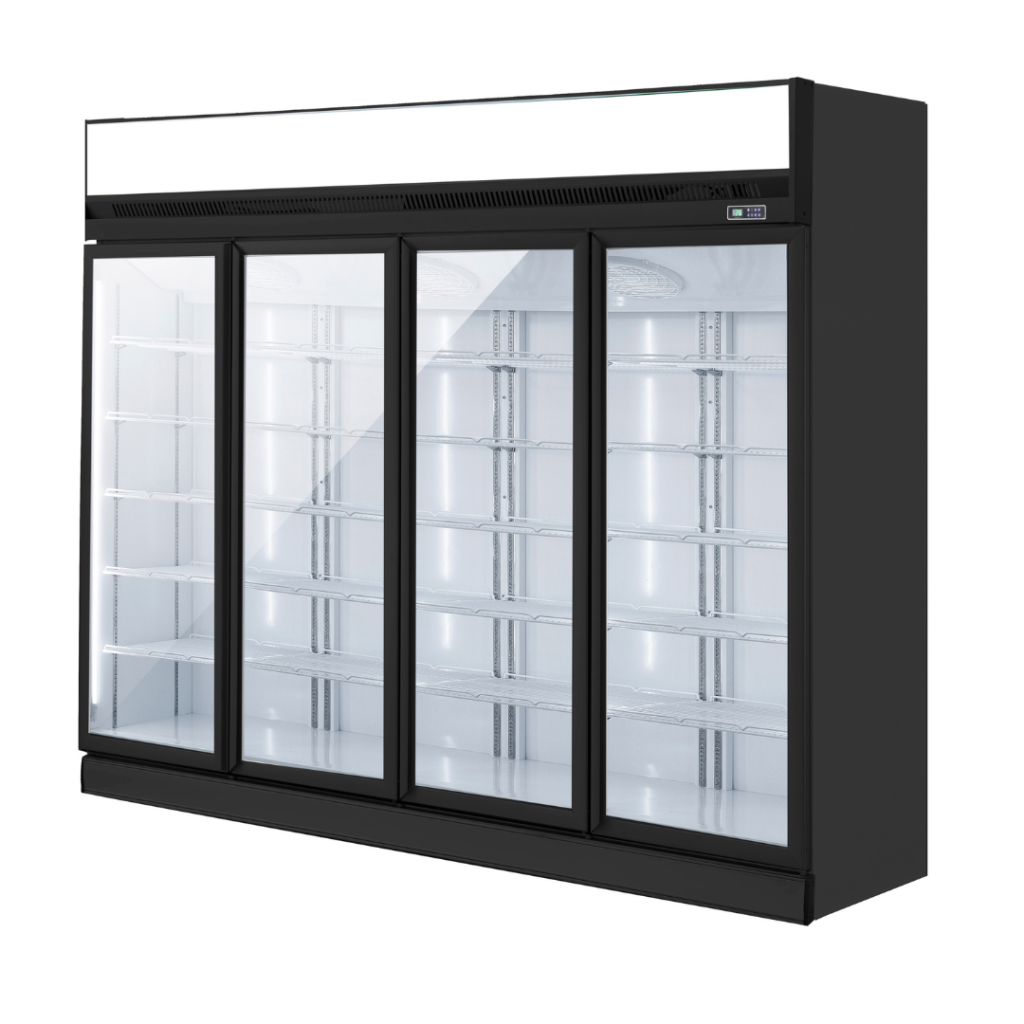 Freezer vertical Iccold 4 puertas de vidrio Modelo: FC-DF250 TOP ...